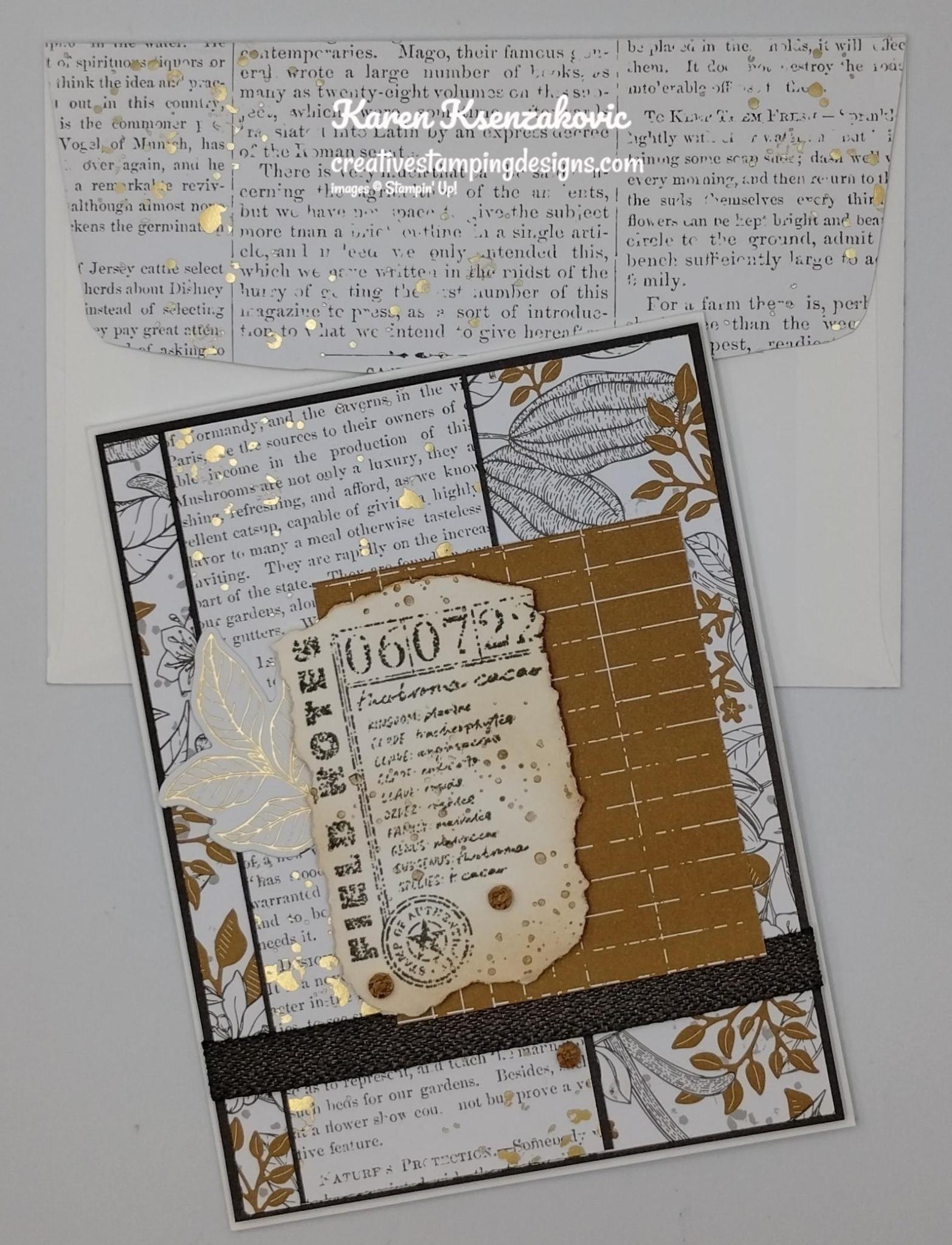 Stampin’ Up! Notes of Nature for The Happy Inkin’ Thursday Blog Hop ...