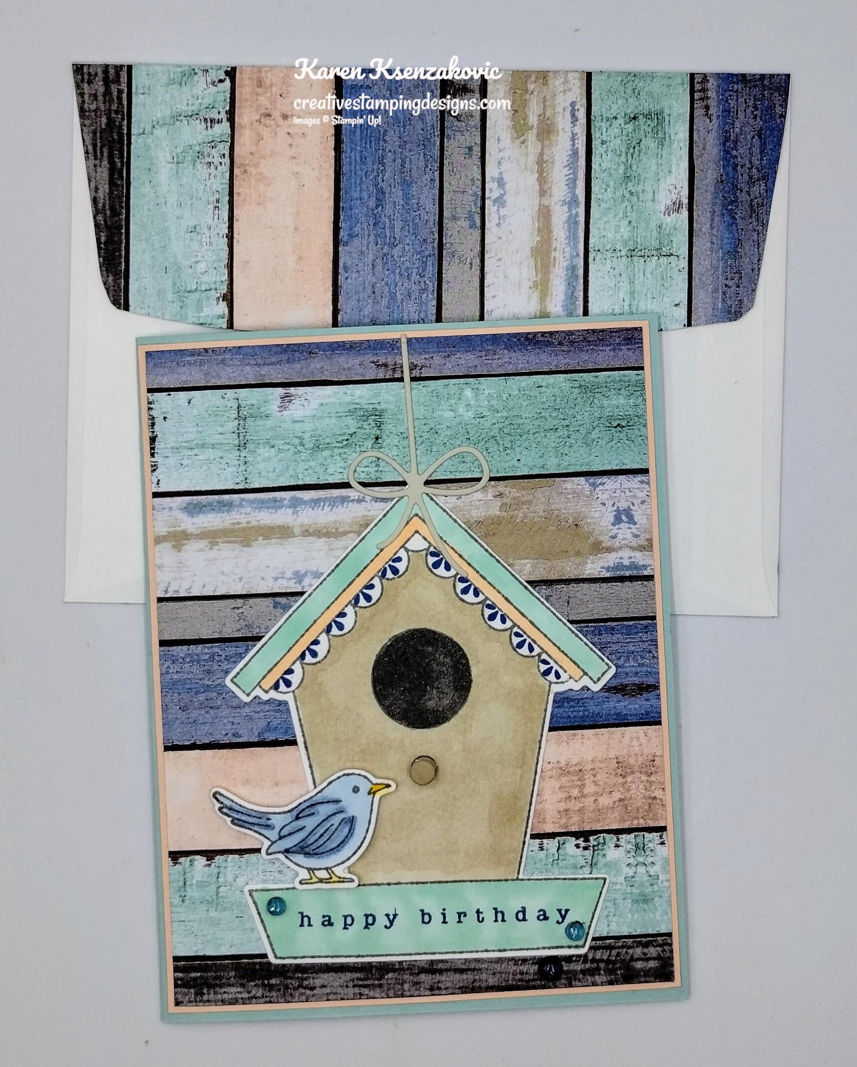 Stampin’ Up! Country Birdhouse Birthday | Creative Stamping Designs