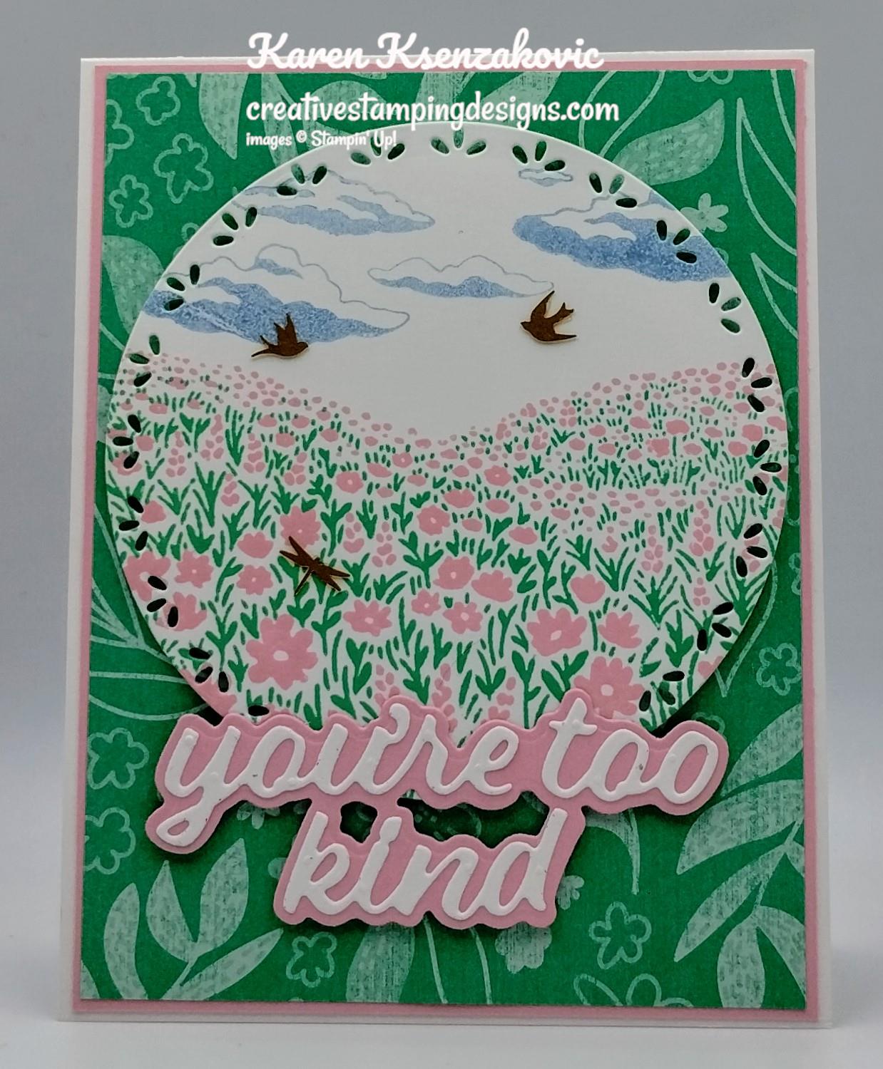 Stampin’ Up! Fields In Bloom | Creative Stamping Designs