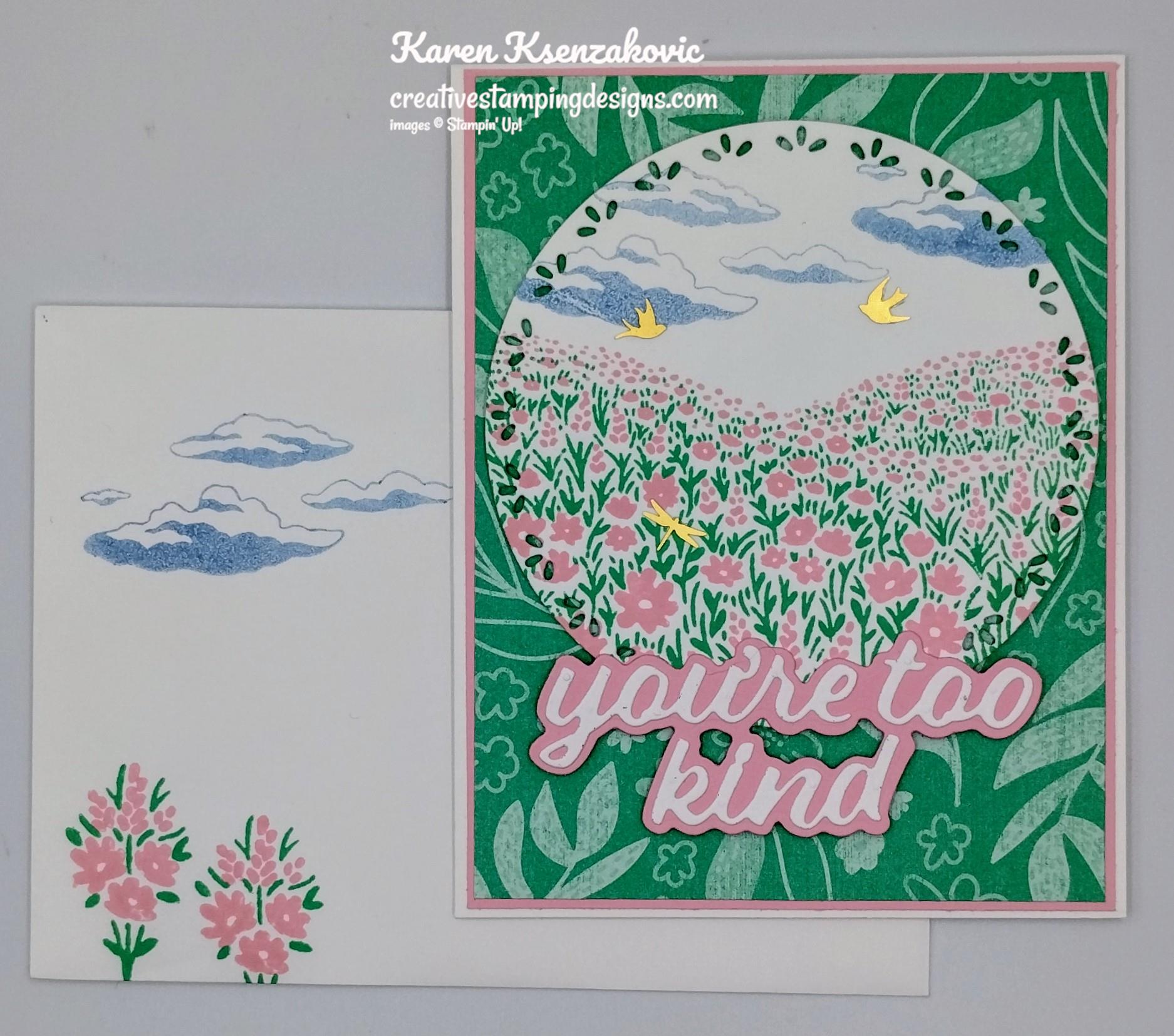 Stampin’ Up! Fields In Bloom | Creative Stamping Designs