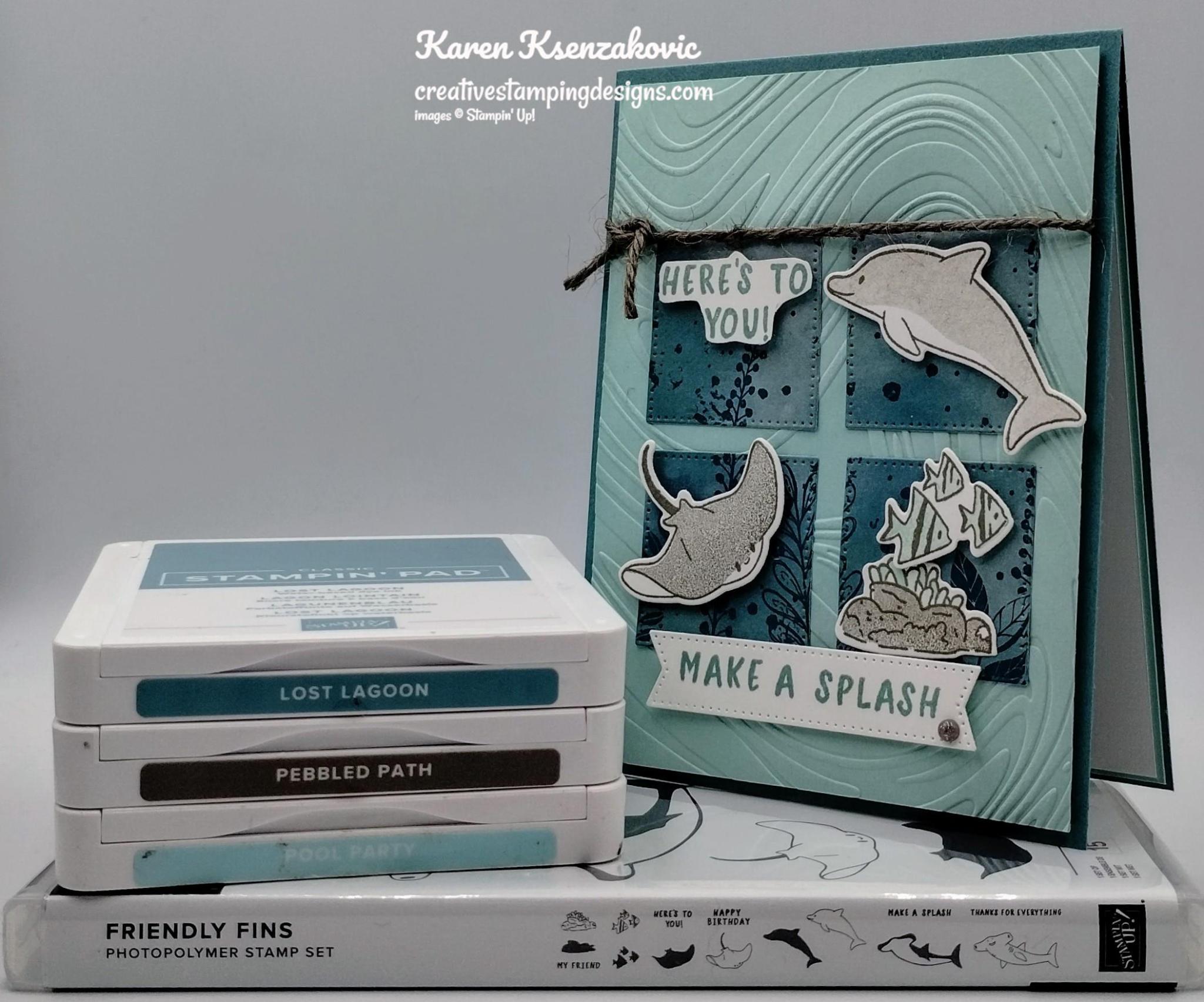 Stampin’ Up! Friendly Fins for Amy’s Inkin’ Krew Team Blog Hop ...