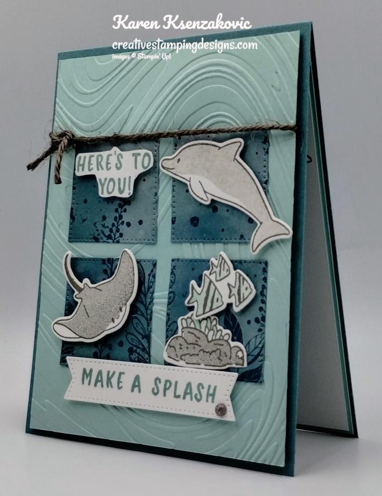 Stampin’ Up! Friendly Fins for Amy’s Inkin’ Krew Team Blog Hop ...