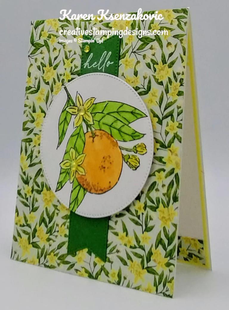 Stampin’ Up! Citrus Blooms for The Happy Inkin’ Thursday Blog Hop ...