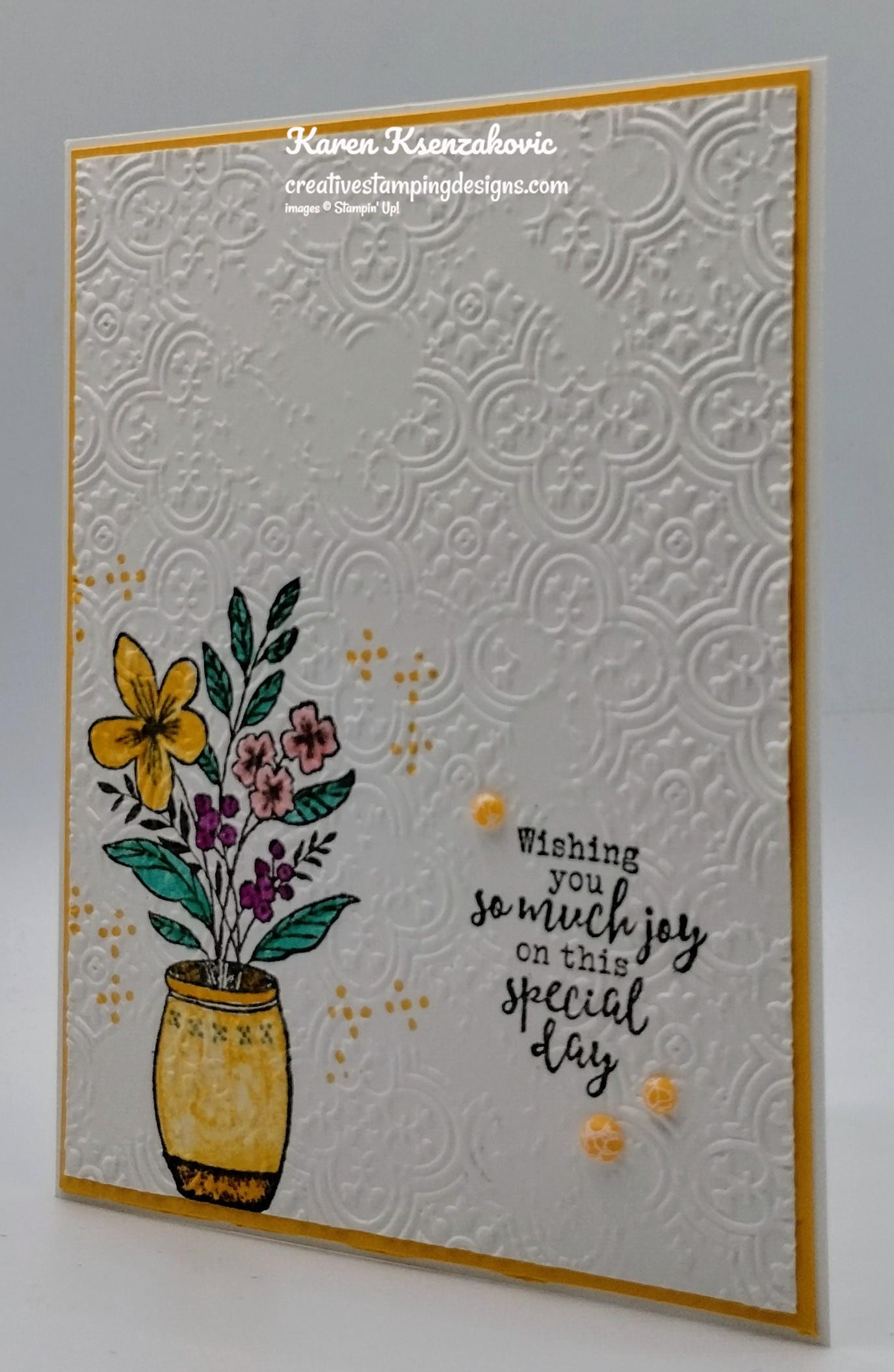 Stampin’ Up! Everyday Details CAS | Creative Stamping Designs