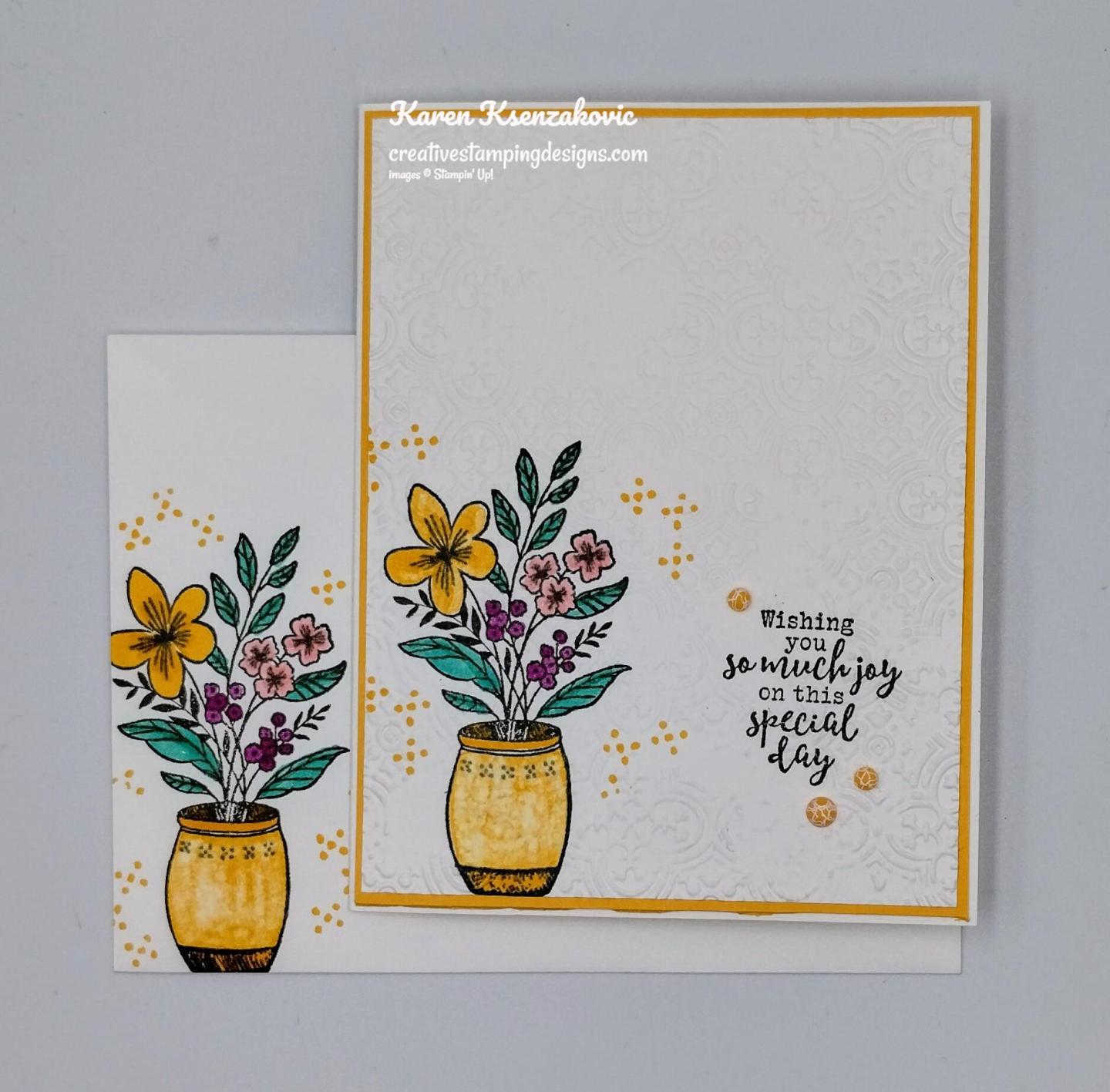 Stampin’ Up! Everyday Details CAS | Creative Stamping Designs