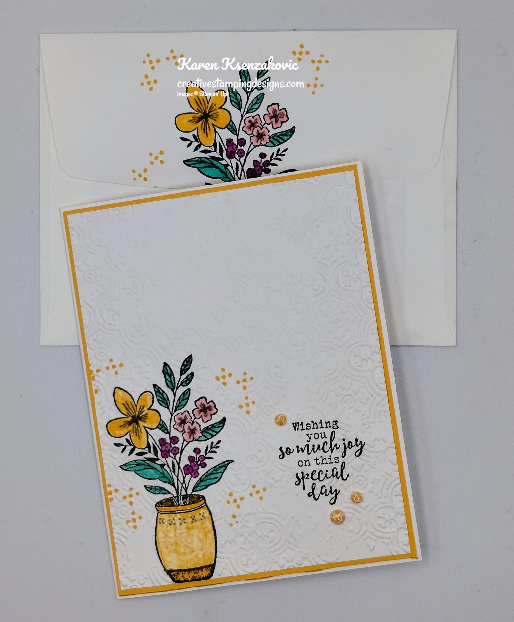 Stampin’ Up! Everyday Details CAS | Creative Stamping Designs