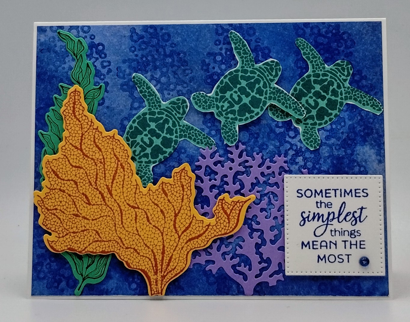 Stampin’ Up! Beauty of The Deep Sea Turtles | Creative Stamping Designs