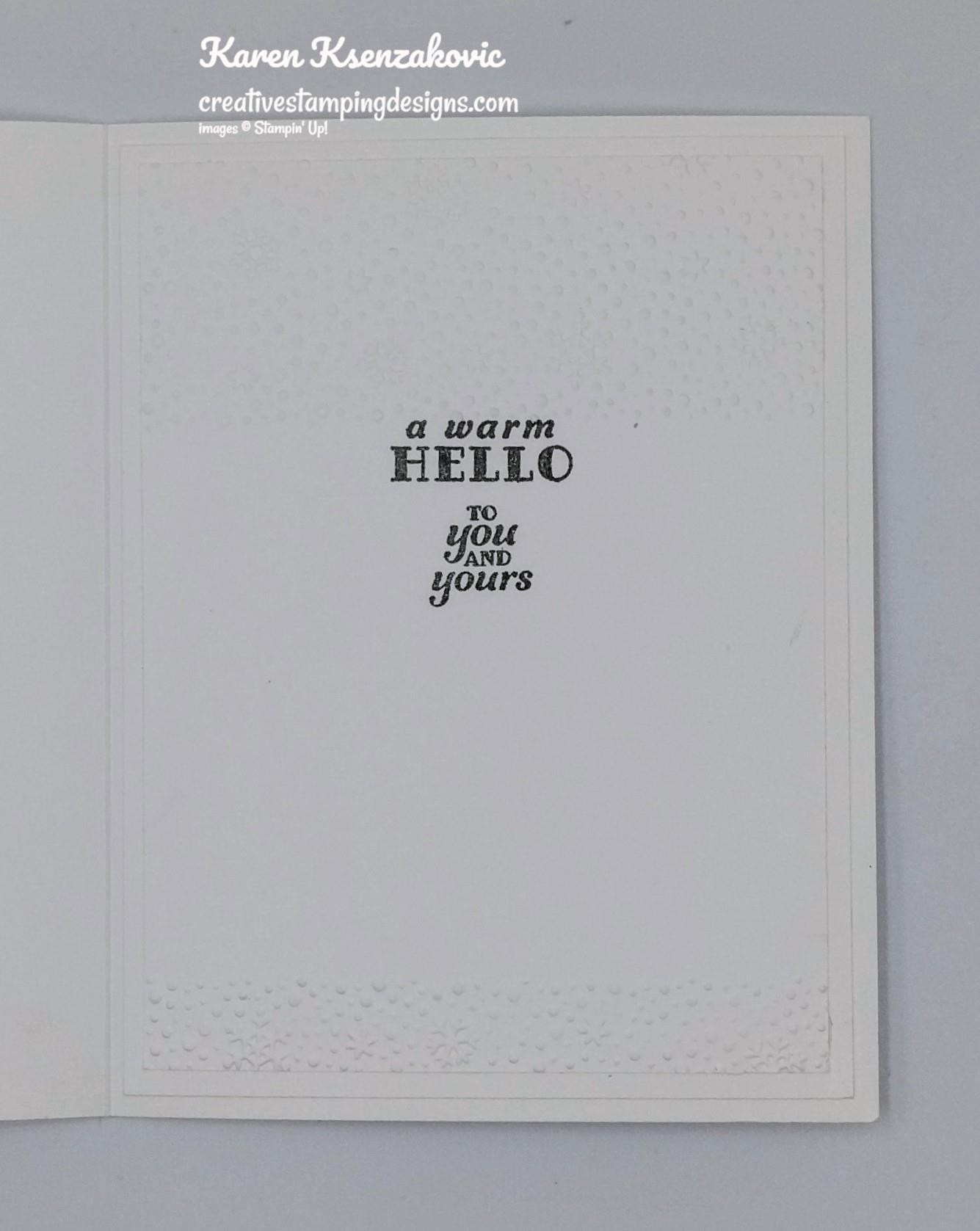 Creative Stamping Designs | Karen Ksenzakovic, Independent Stampin' Up ...