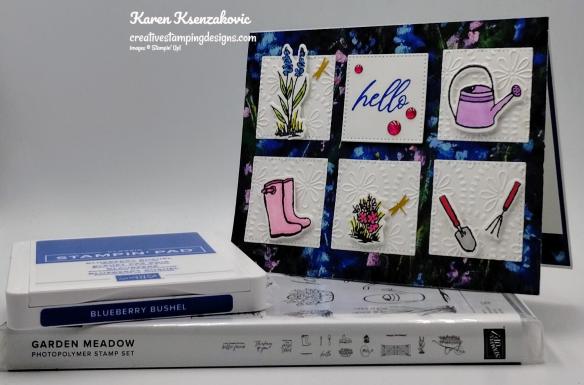 Stampin’ Up! Garden Meadow for The Happy Inkin’ Thursday Blog Hop | Creative Stamping Designs