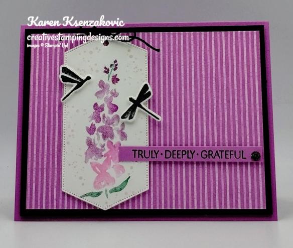 Stampin’ Up! Inspiring Snapdragons Thank You | Creative Stamping Designs