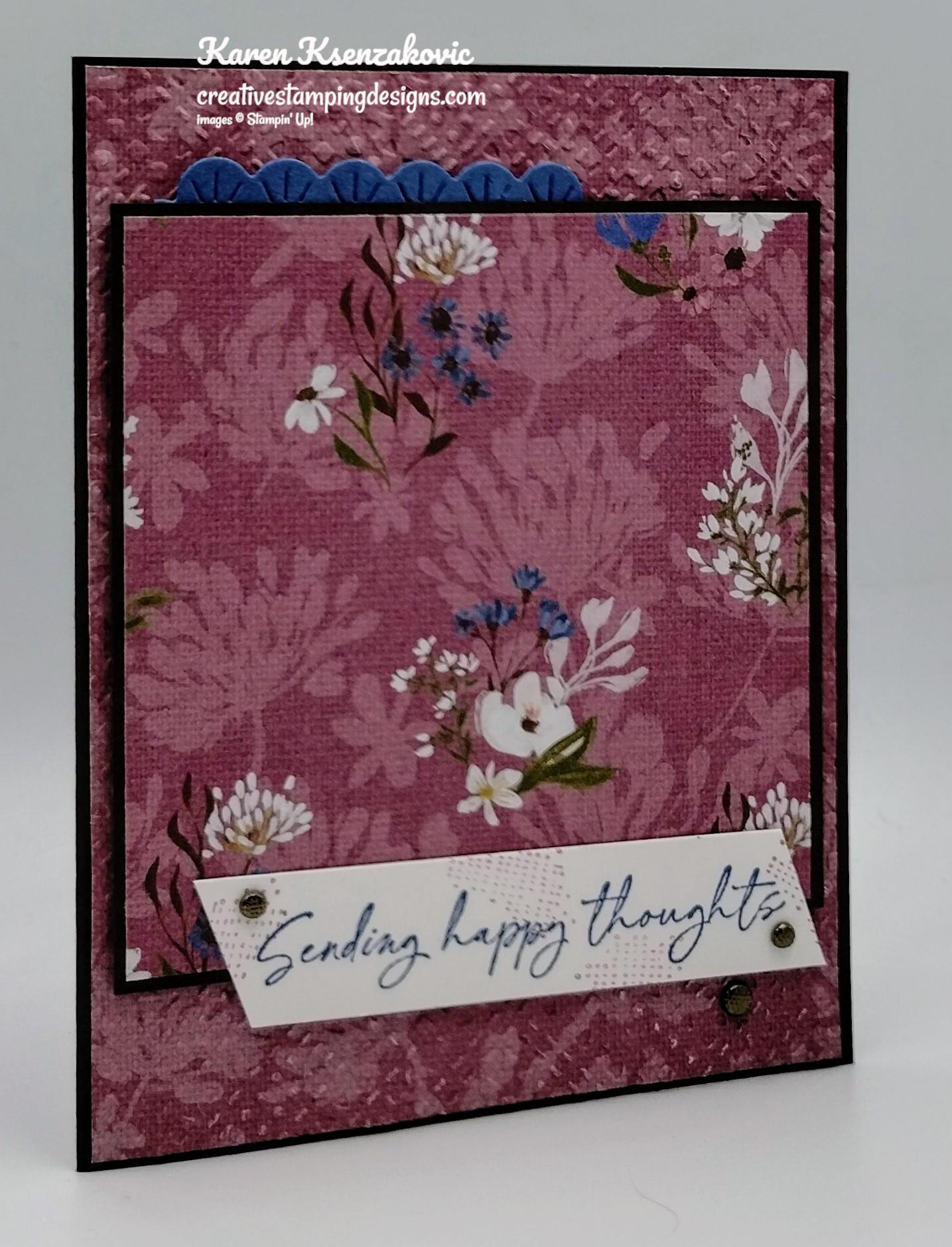 Stampin’ Up! Wildly Flowering Designs | Creative Stamping Designs