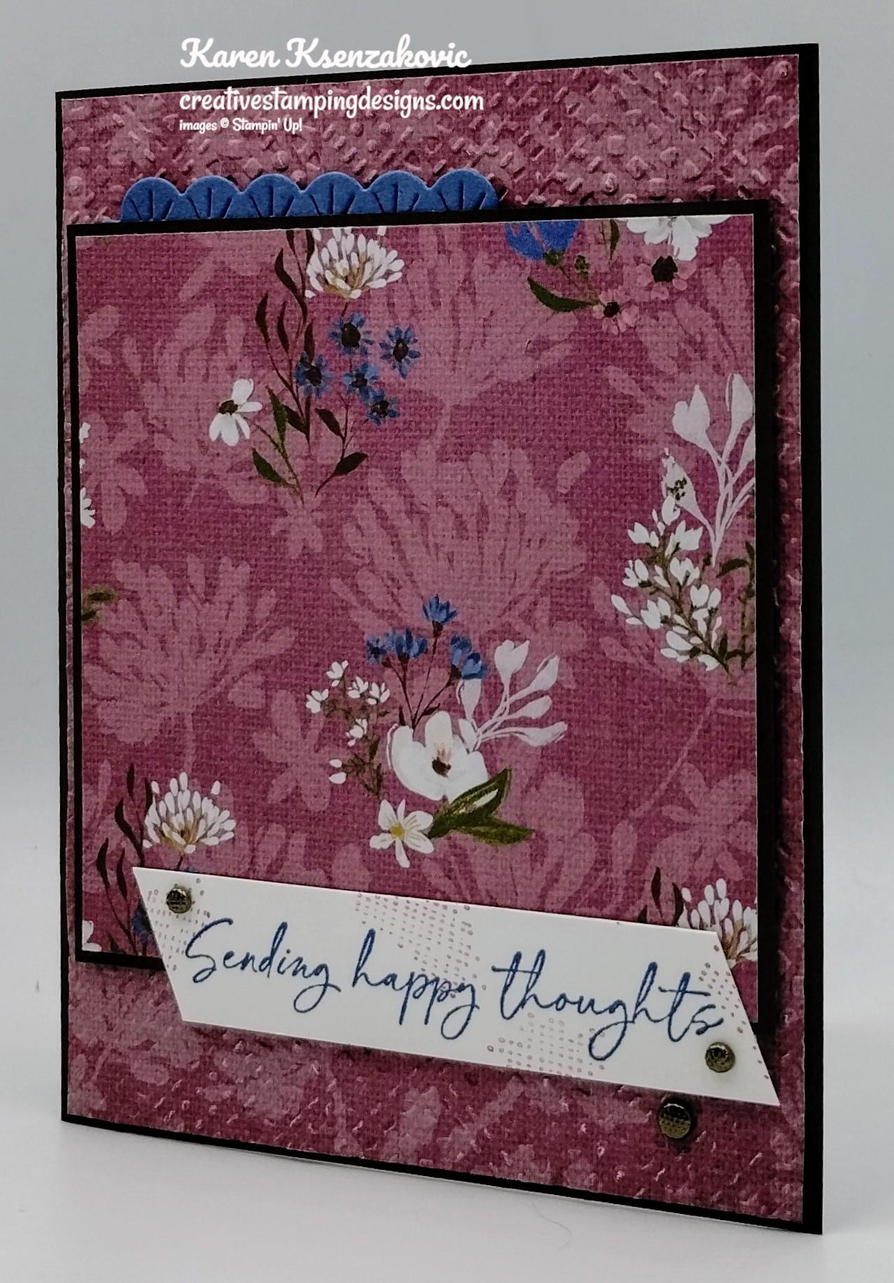 Stampin’ Up! Wildly Flowering Designs | Creative Stamping Designs