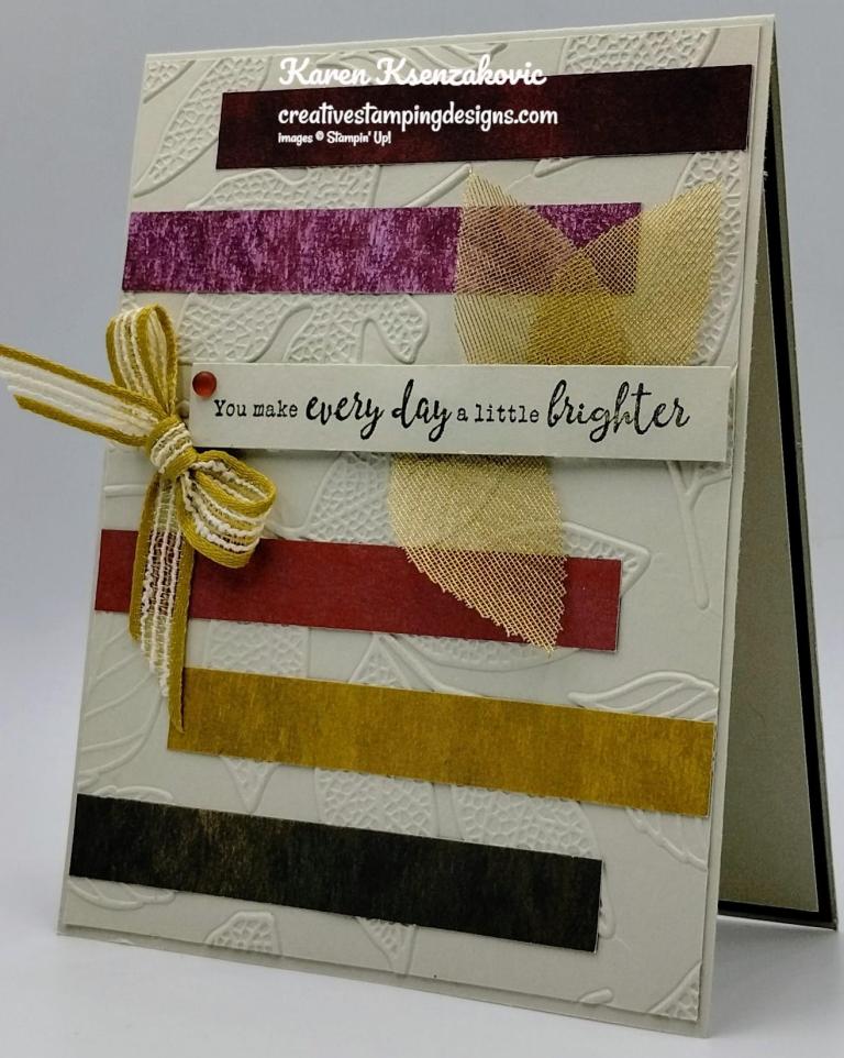 Stampin’ Up! Everyday Details for The Happy Inkin’ Thursday Blog Hop ...