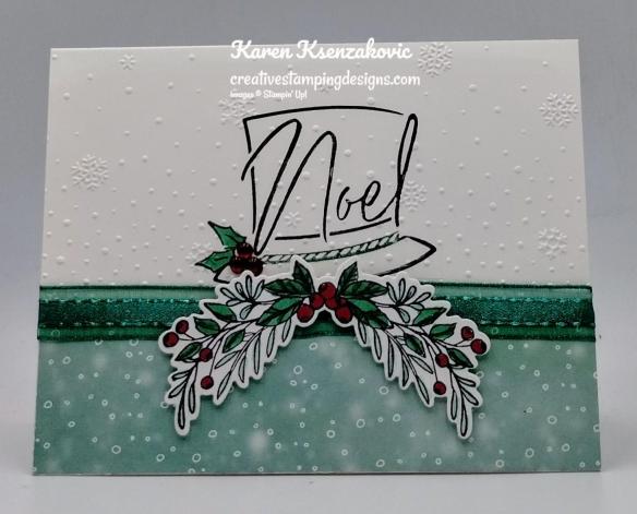 Stampin’ Up! Festive Words Noel | Creative Stamping Designs