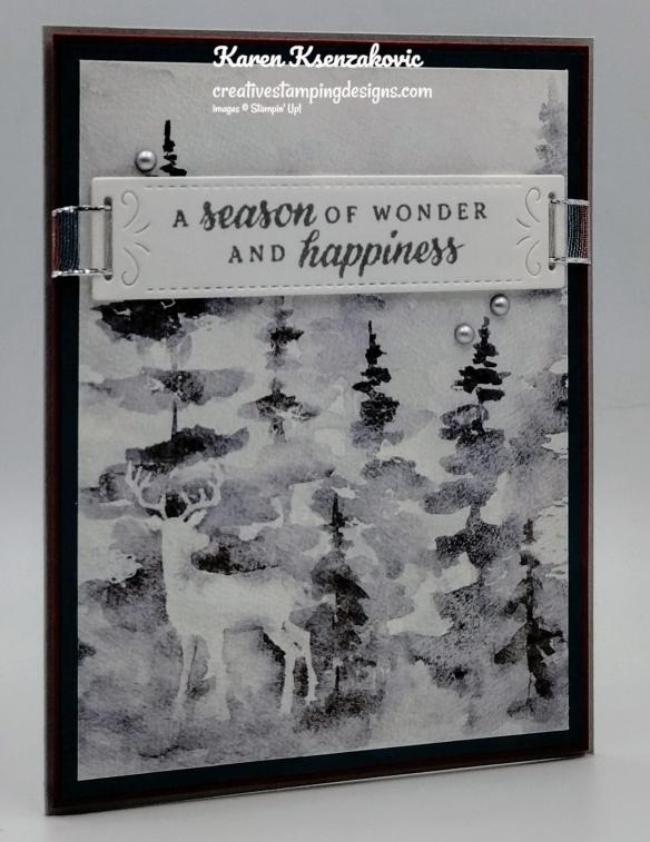 Stampin’ Up! Peaceful Season CAS | Creative Stamping Designs