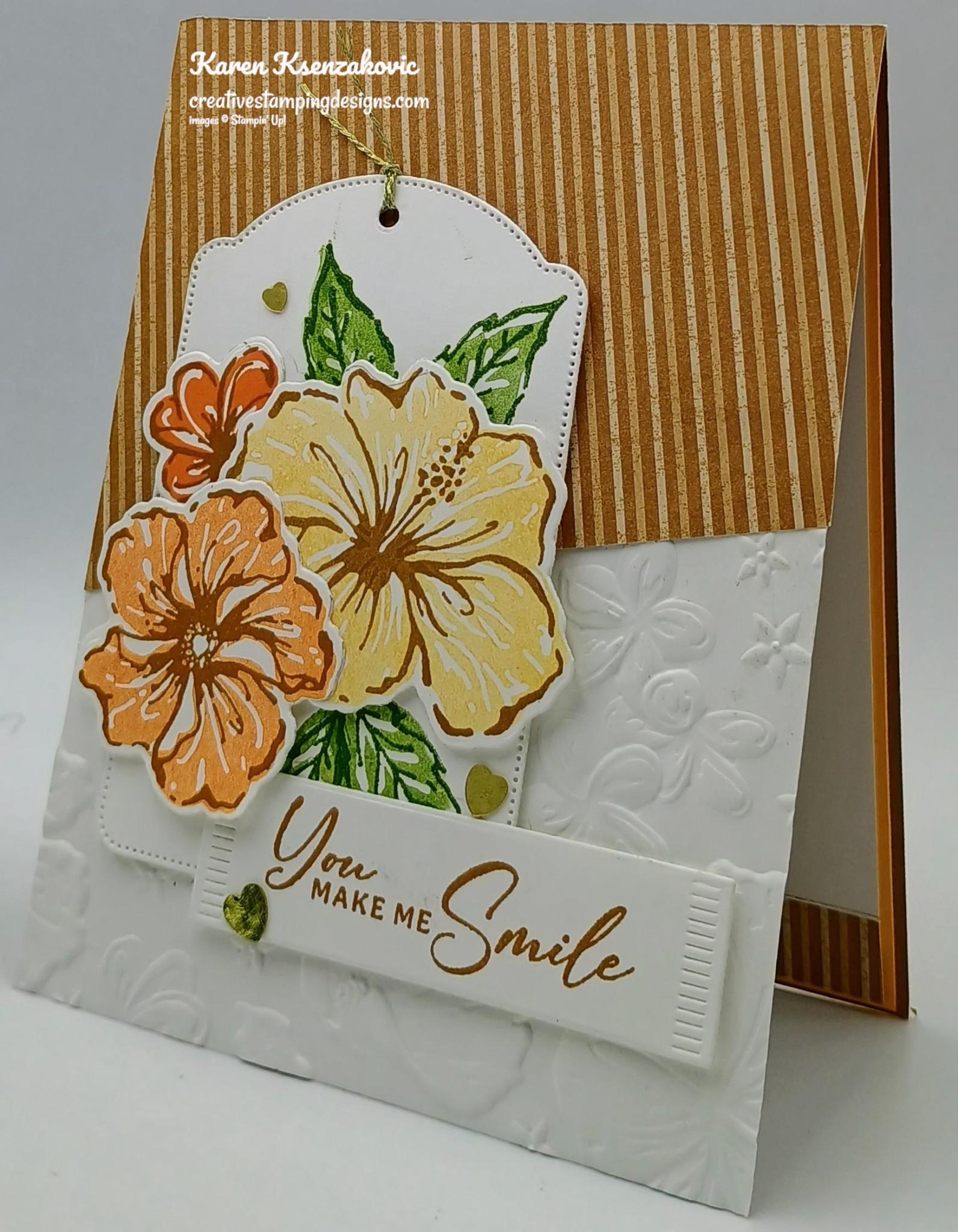 Stampin’ Up! Happy Hibiscus Sneak Peek | Creative Stamping Designs