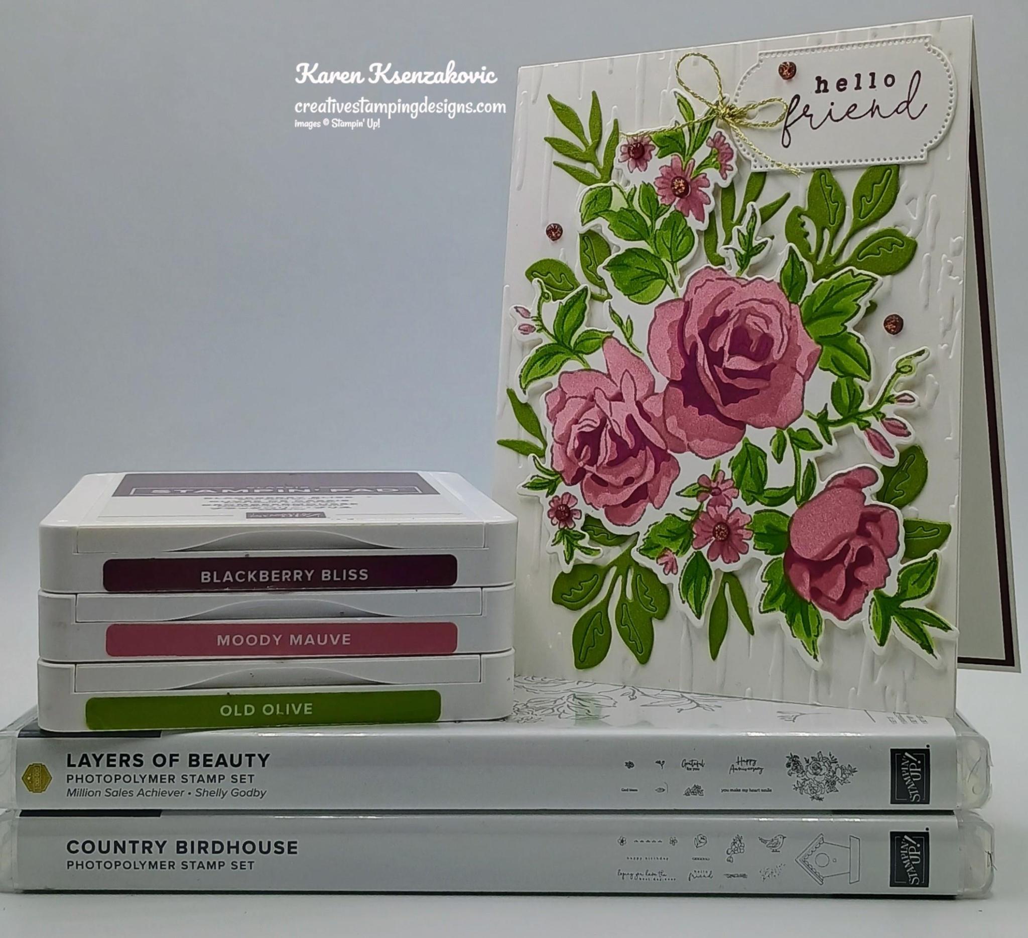 Stampin’ Up! Layers of Beauty Birthday | Creative Stamping Designs
