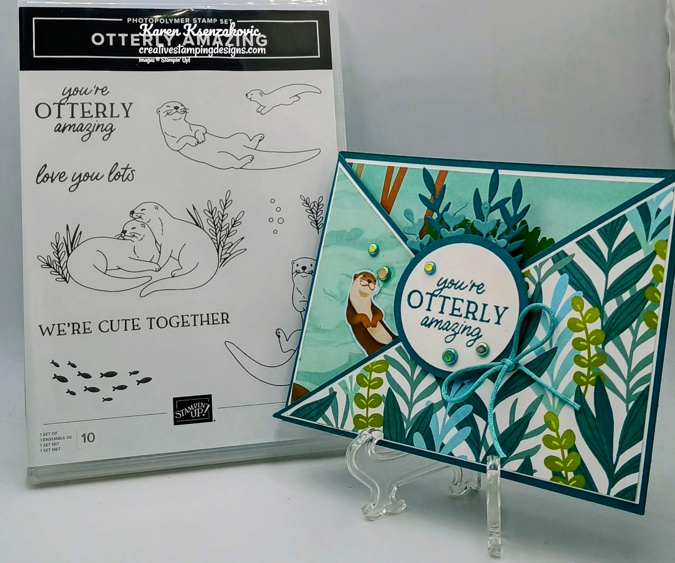 Stampin’ Up! Otterly Amazing for Fun Fold Friday | Creative Stamping ...