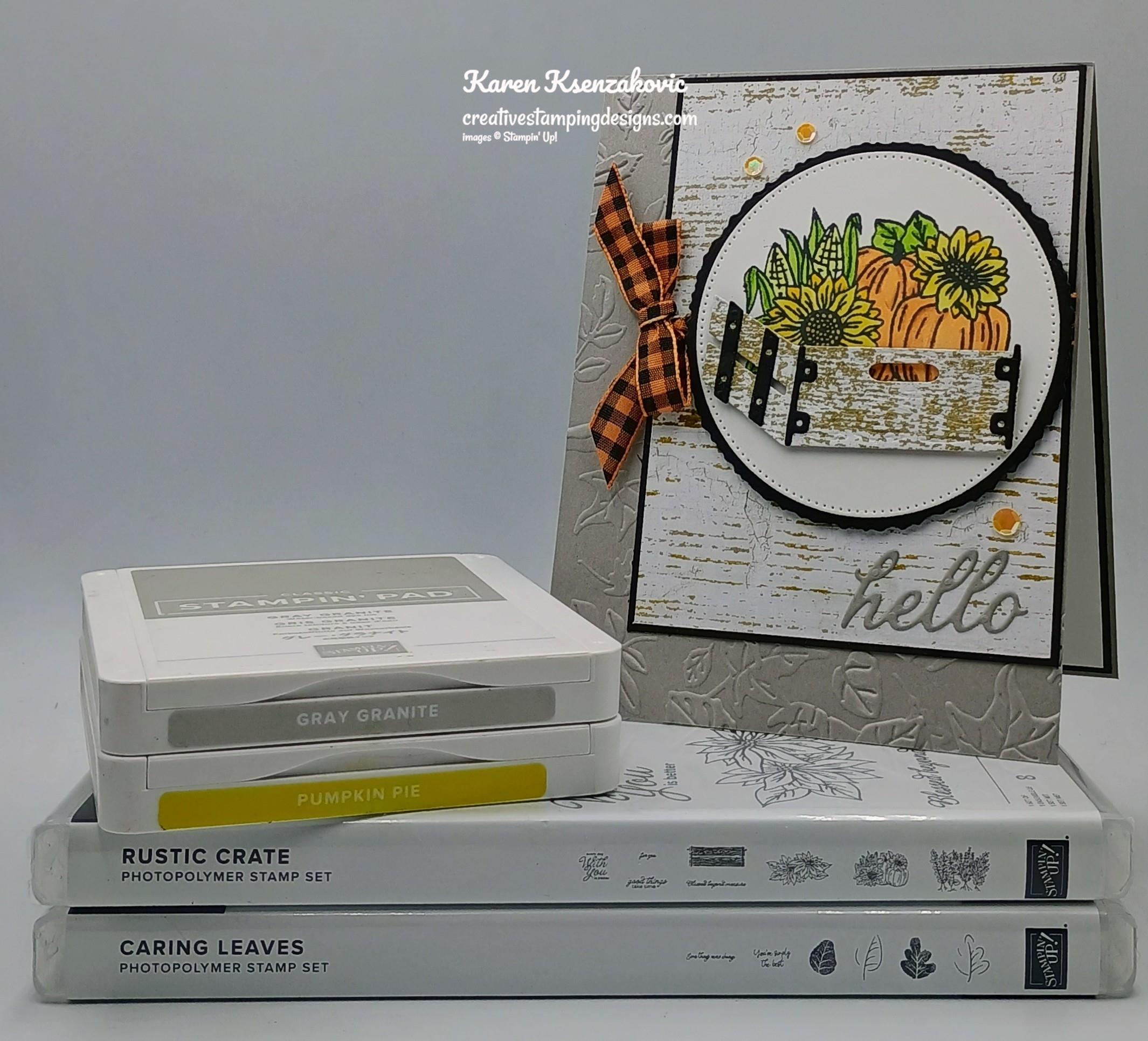 Stampin’ Up! Rustic Crate for The Card Concepts | Creative Stamping Designs