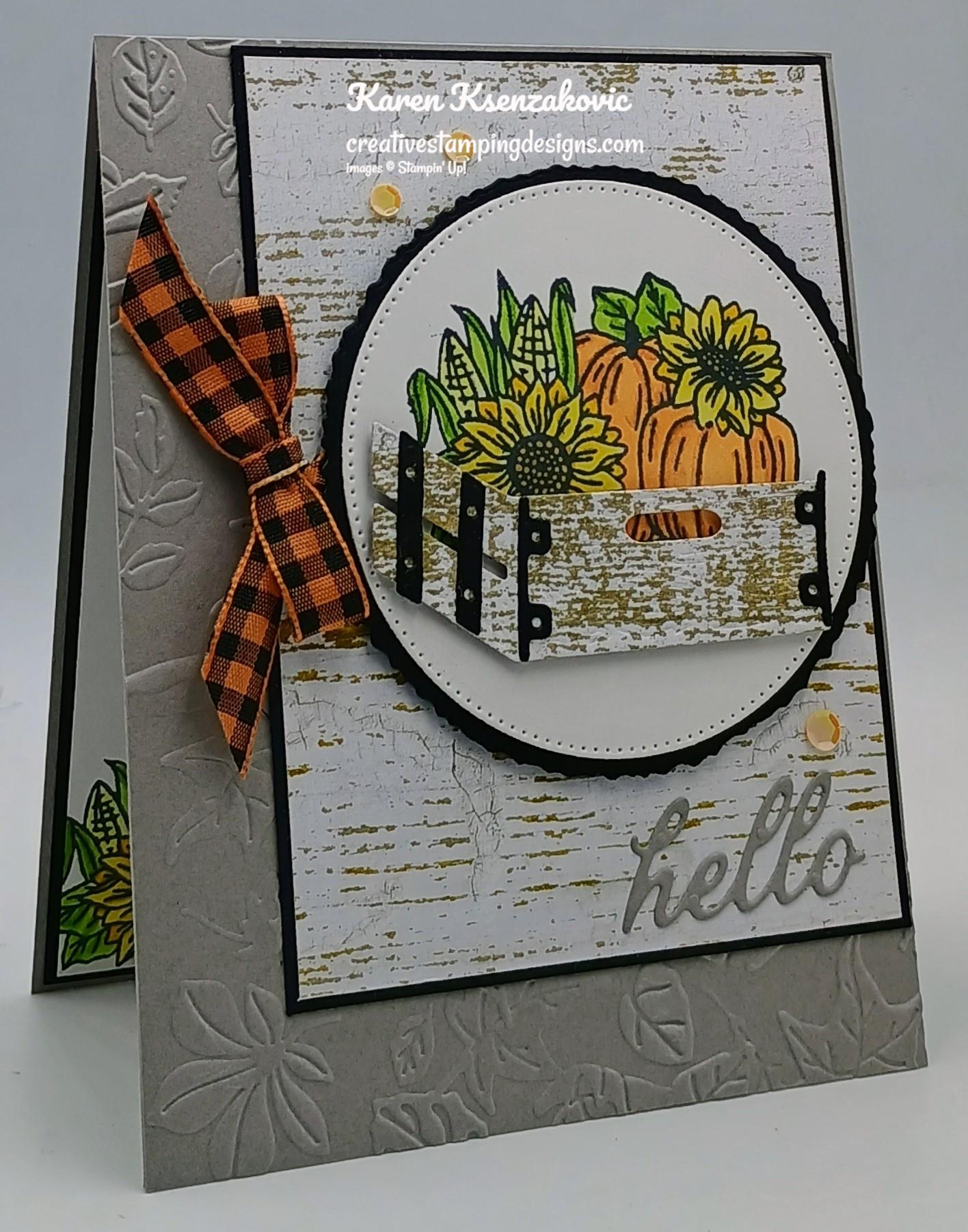 Stampin’ Up! Rustic Crate for The Card Concepts | Creative Stamping Designs