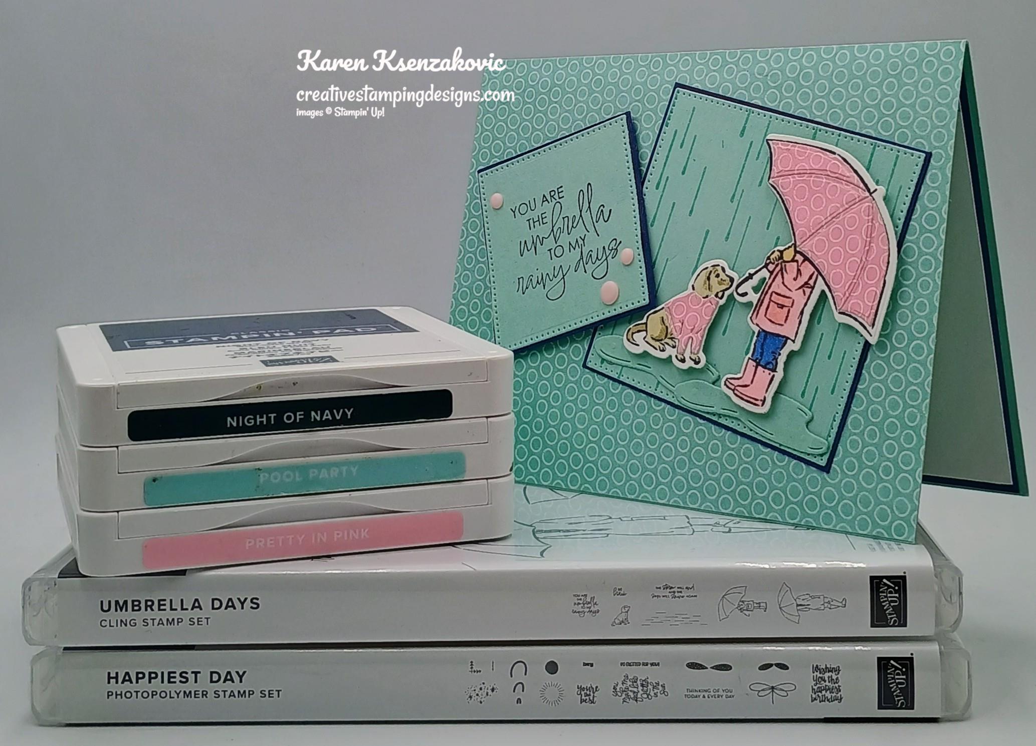 Stampin’ Up! Umbrella Days for The Hapy Ini’ Thursday Blog Hop ...