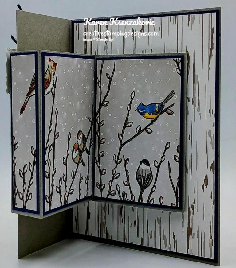 Stampin’ Up! Winterly Tree Tops for Fun Fold Friday | Creative Stamping ...