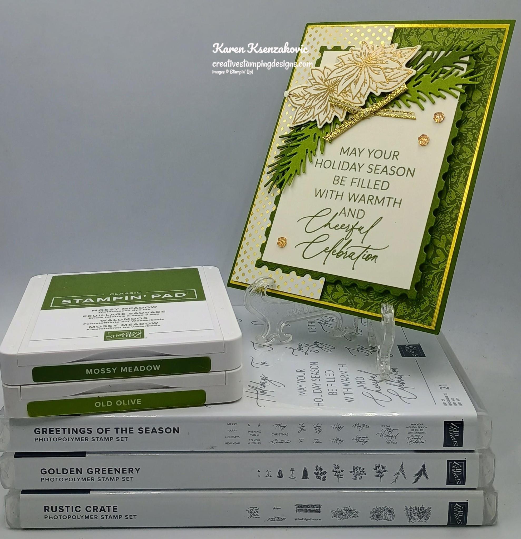 Stampin’ Up! Greetings of the Season Rustic Crate Fancy Fold | Creative ...