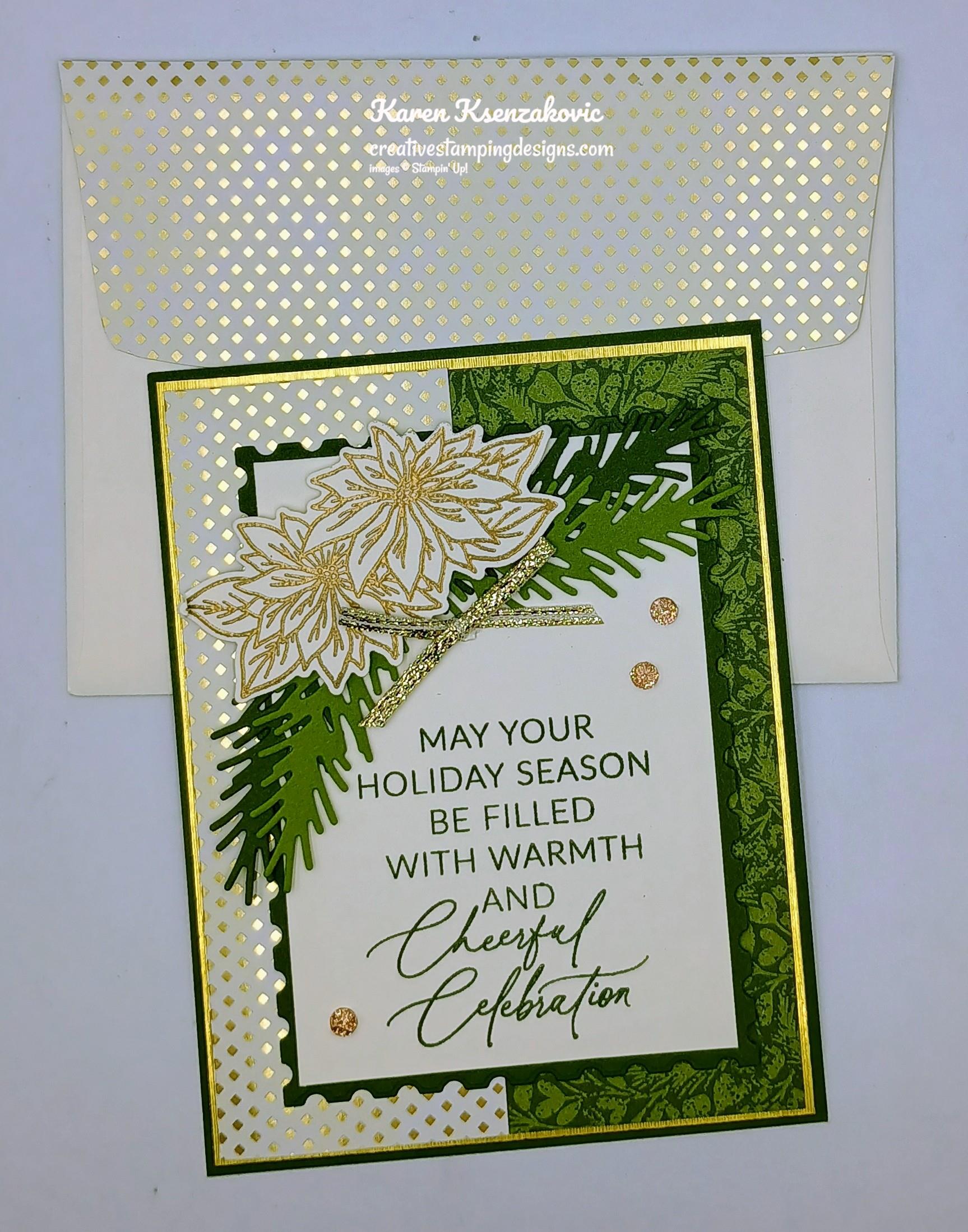 Stampin’ Up! Greetings of the Season Rustic Crate Fancy Fold | Creative ...