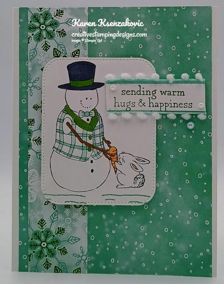 Stampin’ Up! Snowman Hugs | Creative Stamping Designs