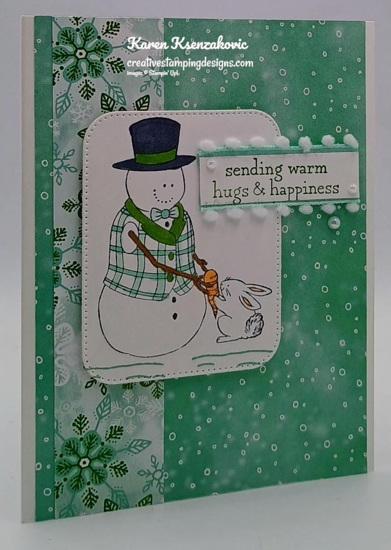 Stampin’ Up! Snowman Hugs | Creative Stamping Designs