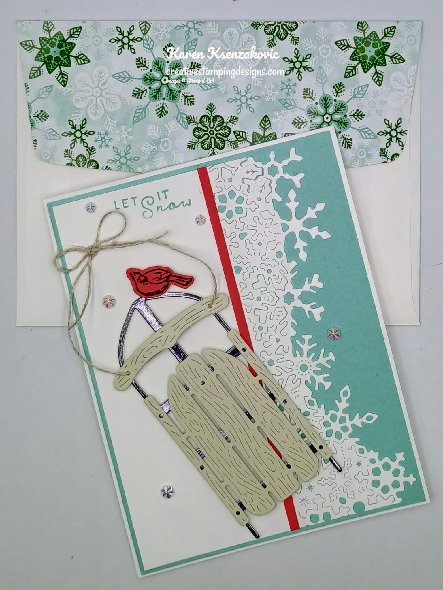 Stampin’ Up! Sophisticated Sled | Creative Stamping Designs