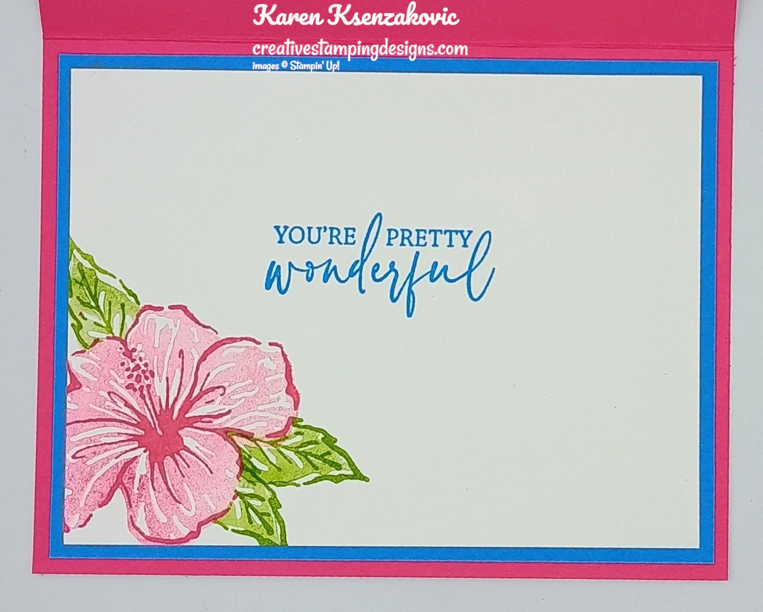 Stampin’ Up! Happy Hibiscus in Brights | Creative Stamping Designs