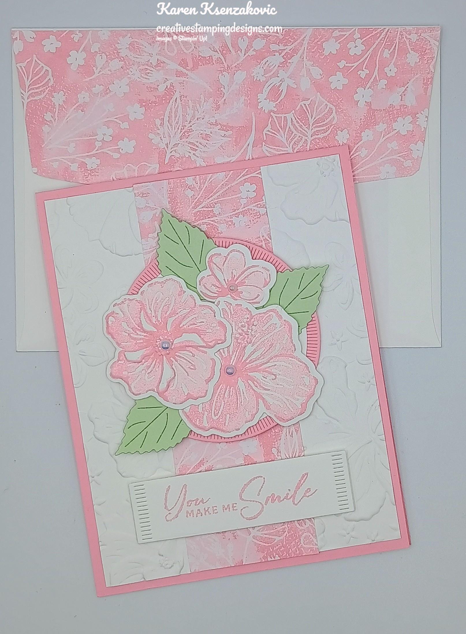 Stampin’ Up! Happy Hibiscus in Pretty in Pink | Creative Stamping Designs