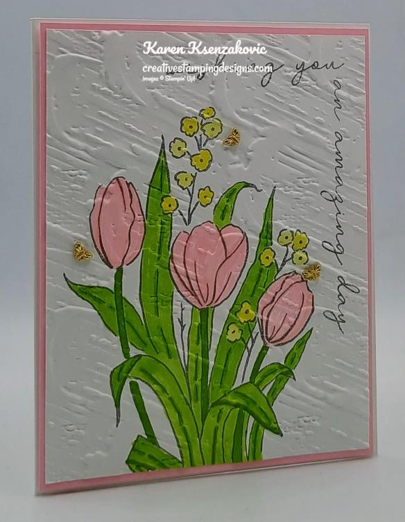 Stampin’ Up! Mixed Florals Spring Corners | Creative Stamping Designs