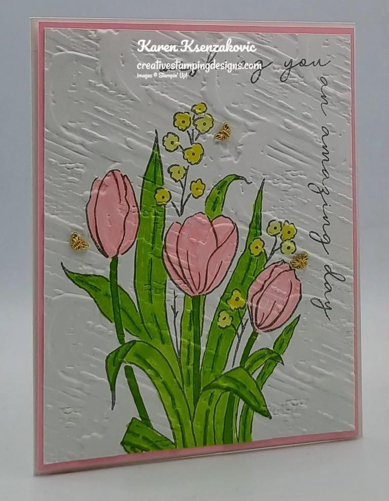 Stampin’ Up! Mixed Florals Spring Corners | Creative Stamping Designs
