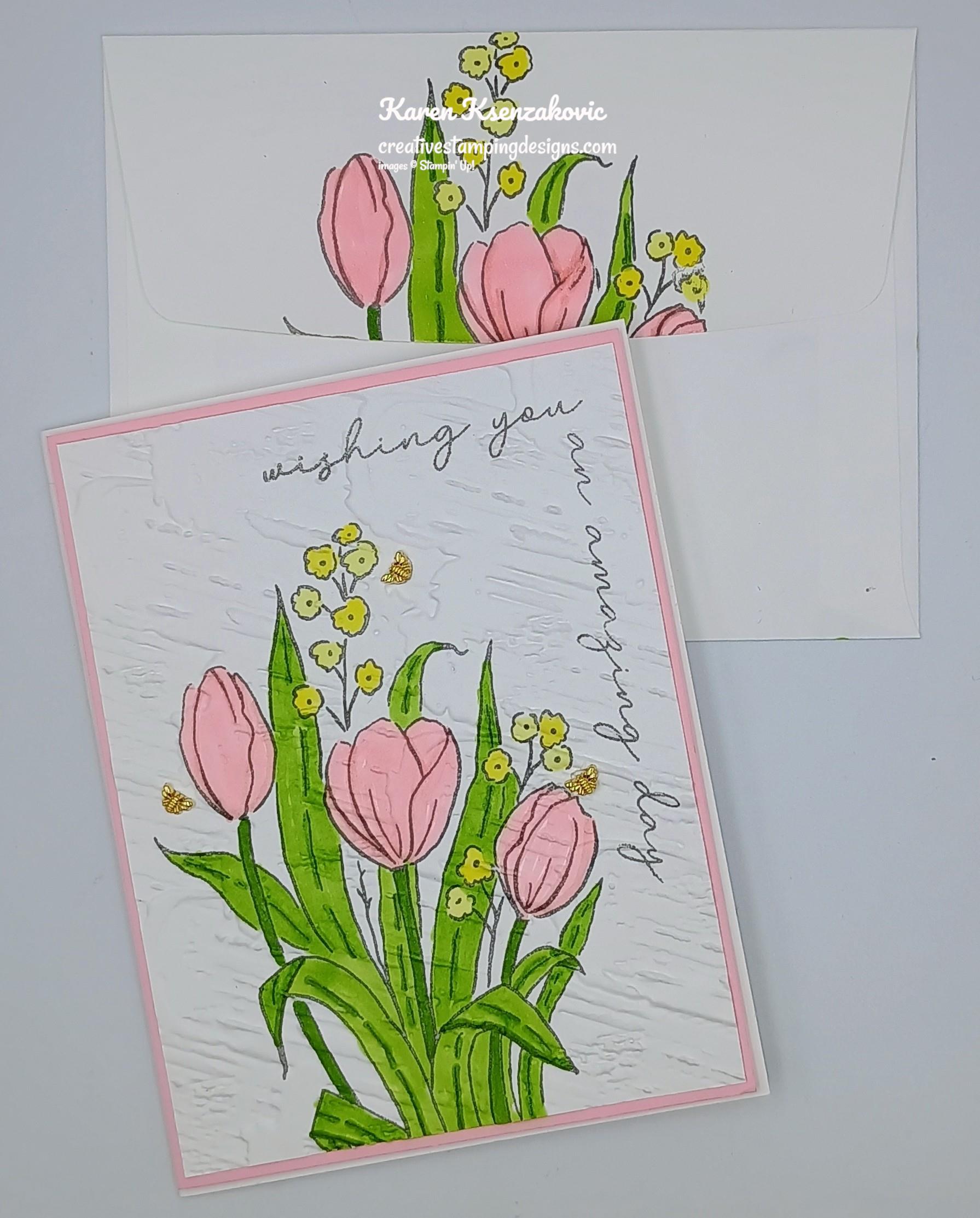Stampin’ Up! Mixed Florals Spring Corners | Creative Stamping Designs