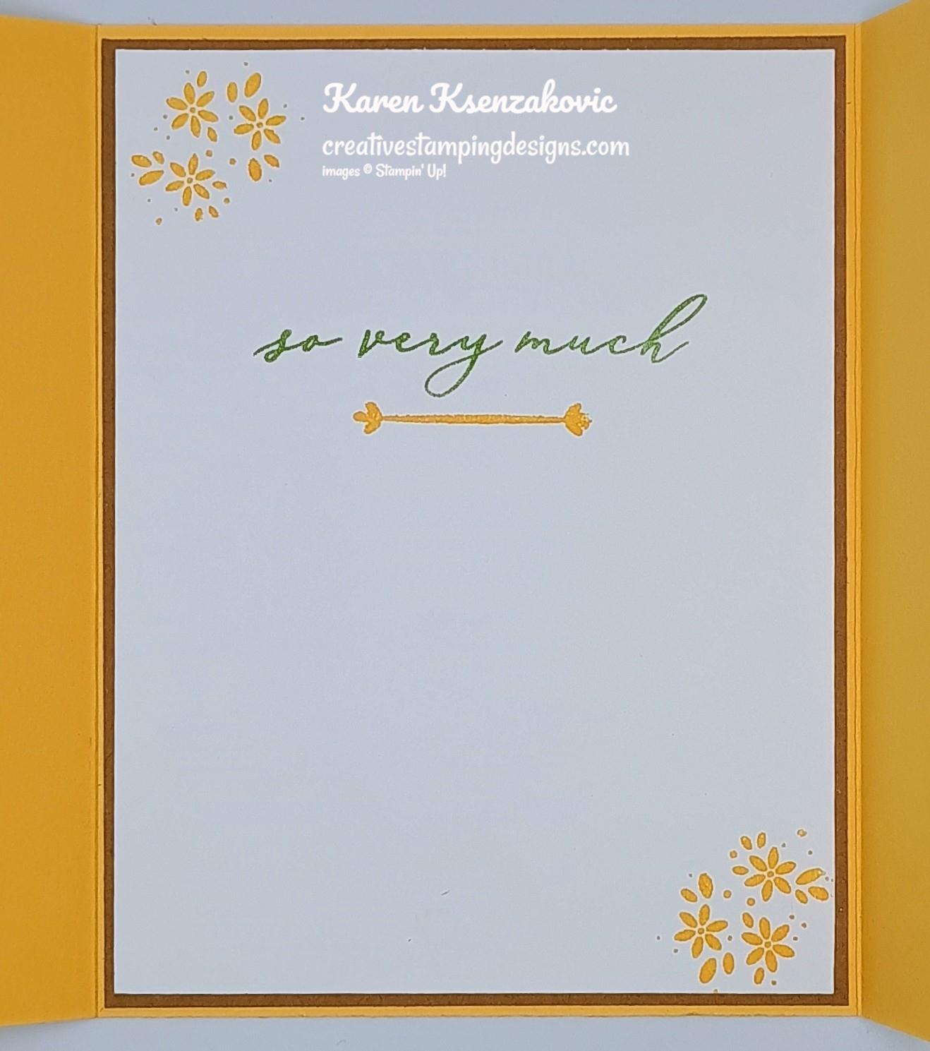 Stampin’ Up! Bright Borders Thank You for Fun Fold Friday | Creative ...