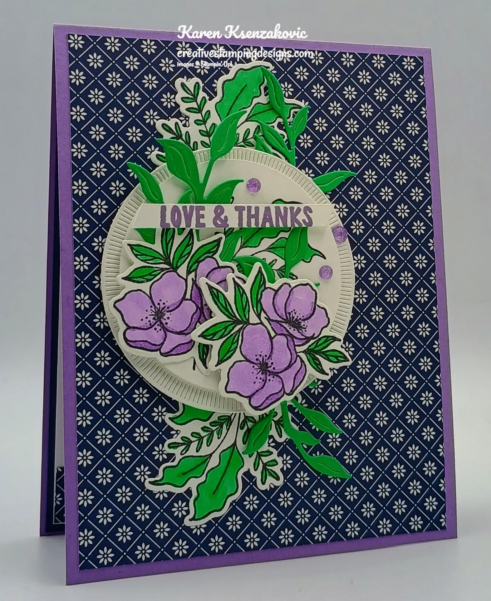 Stampin’ Up! Memorable Blooms for The Happy Inkin’ Thursday Blog Hop ...
