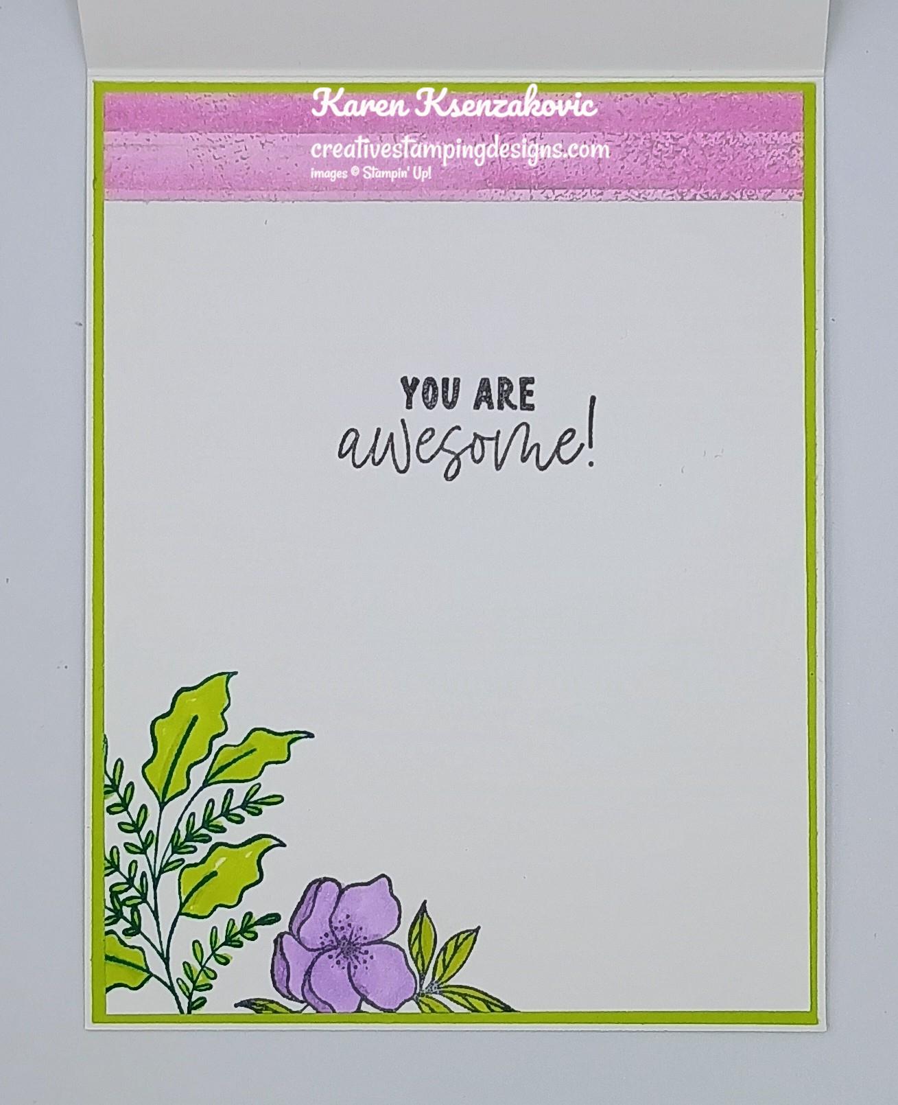 Stampin’ Up! Memorable Blooms | Creative Stamping Designs
