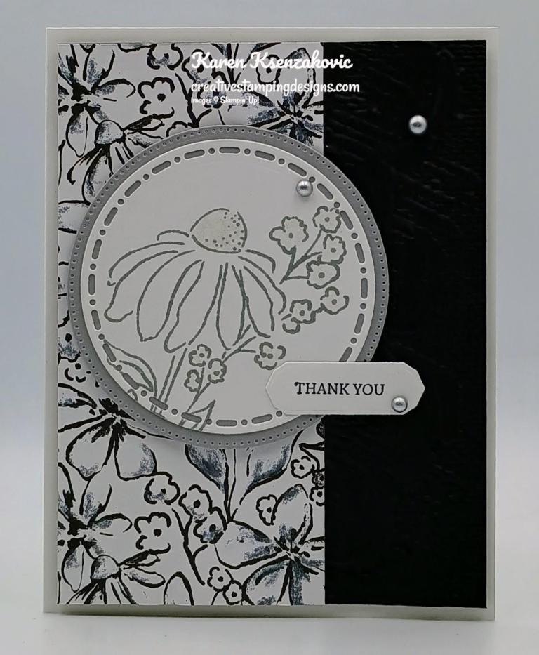 Stampin’ Up! Mixed Florals Black & White | Creative Stamping Designs