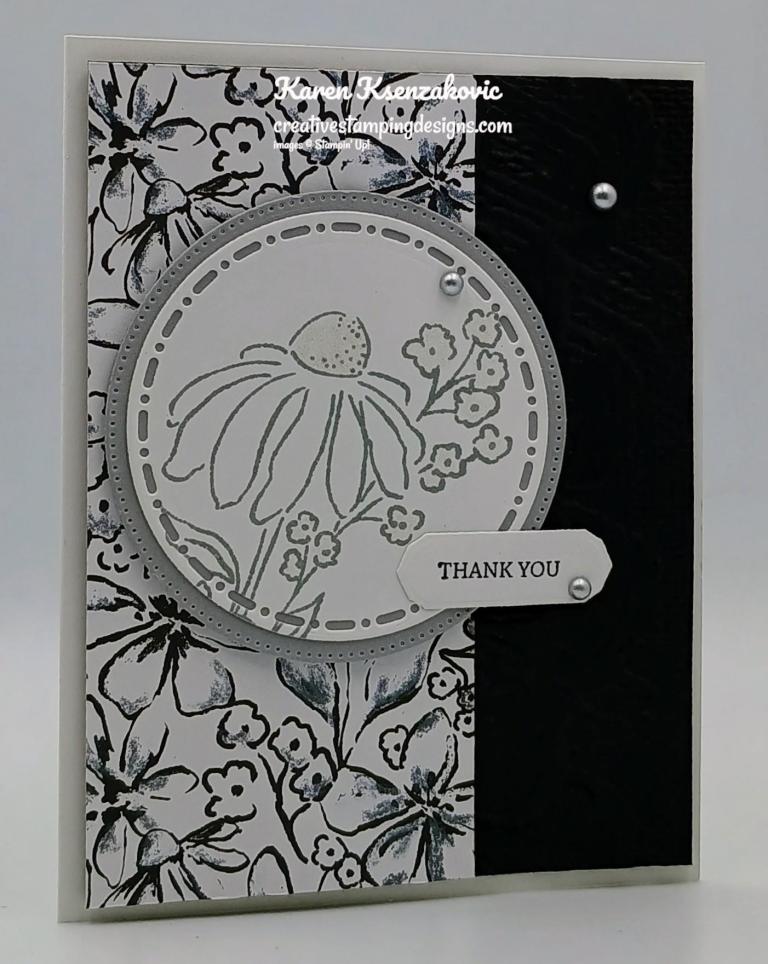 Stampin’ Up! Mixed Florals Black & White | Creative Stamping Designs