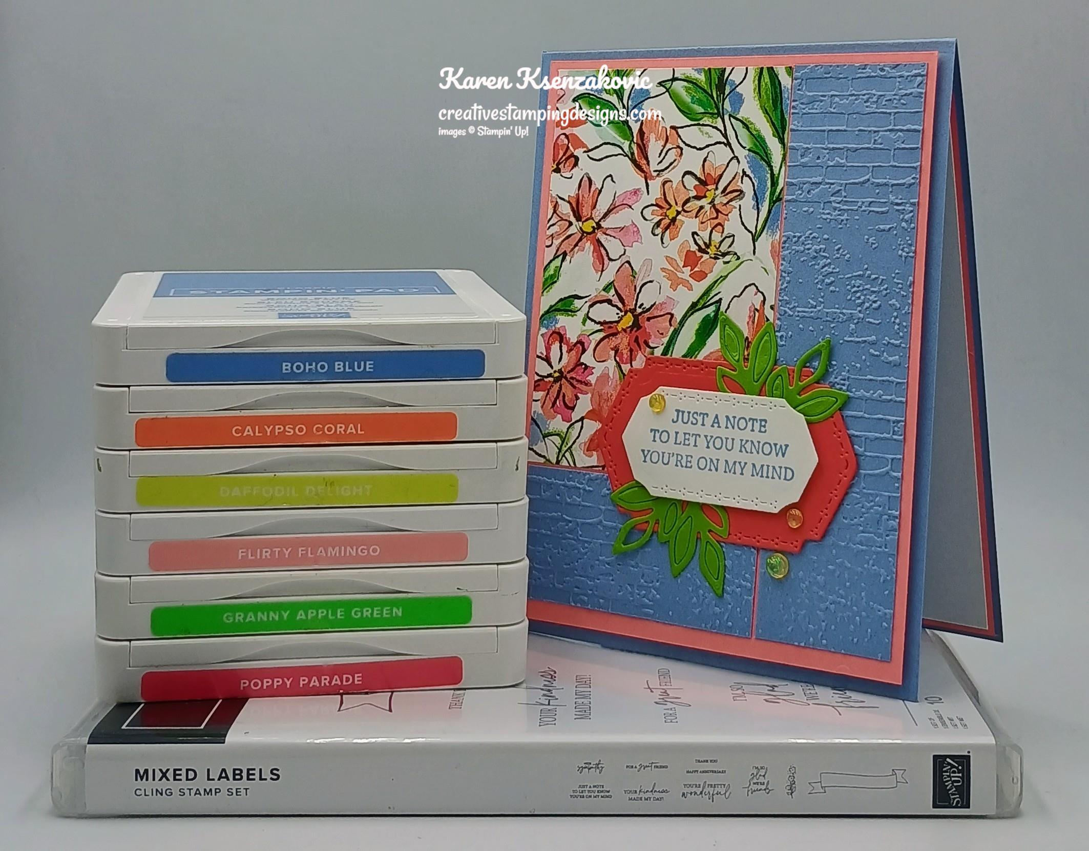 Stampin’ Up! Mixed Labels for The Happy Inkin’ Thursday Blog Hop ...