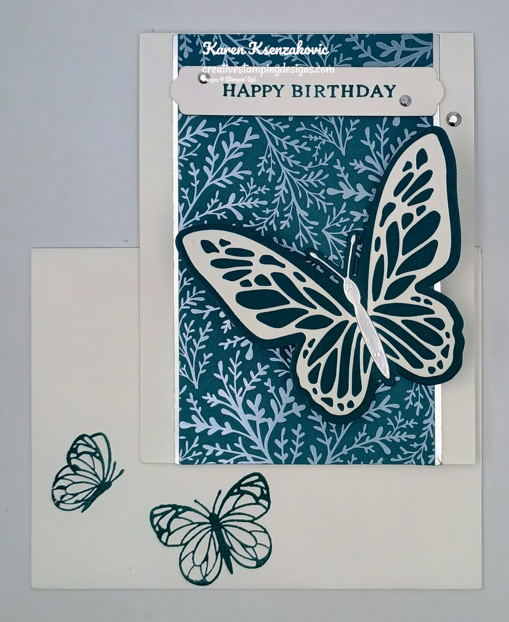 Stampin’ Up! Beautiful Butterflies CAS | Creative Stamping Designs