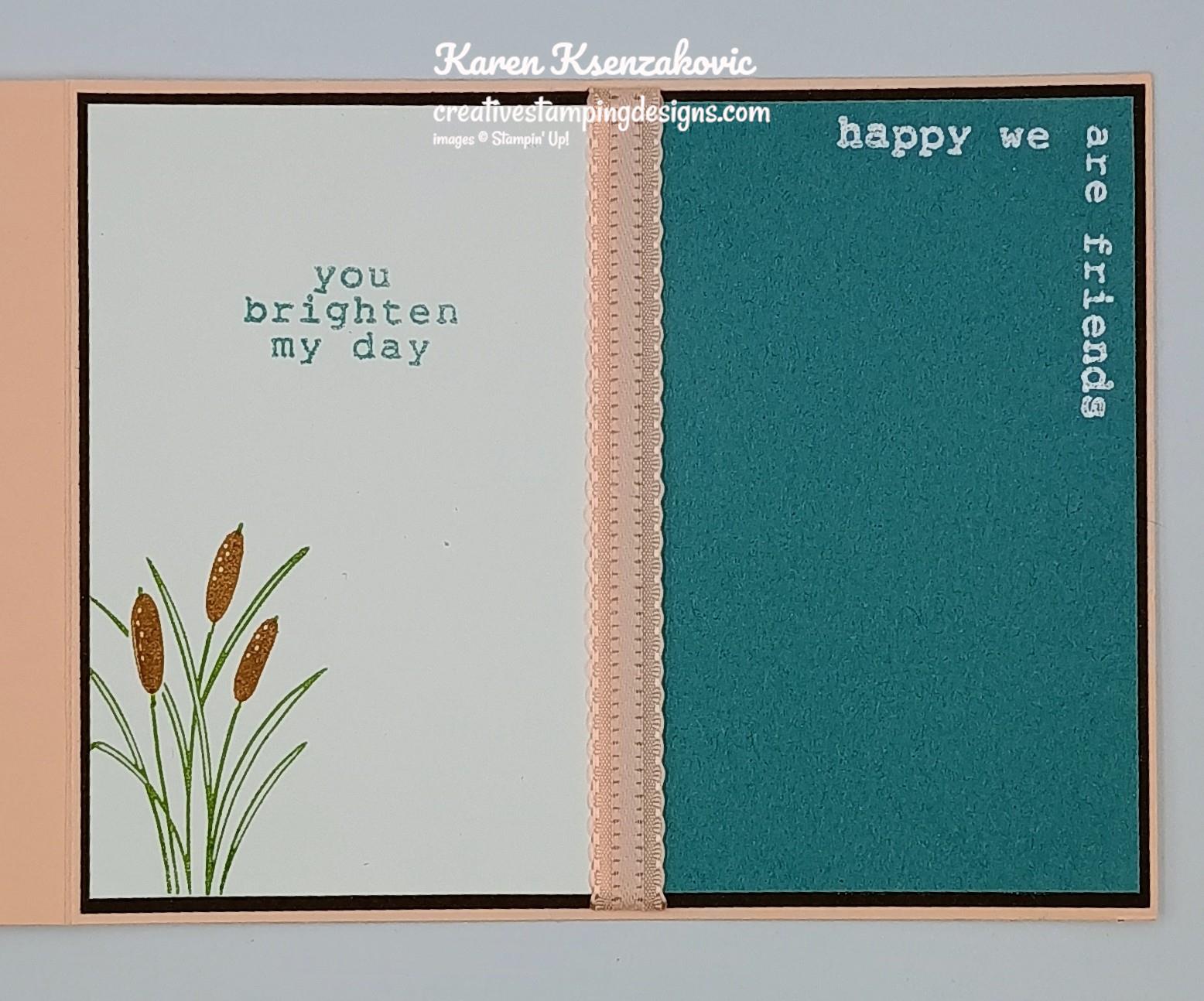 Stampin’ Up! Spring Corners for Fun Fold Friday | Creative Stamping Designs