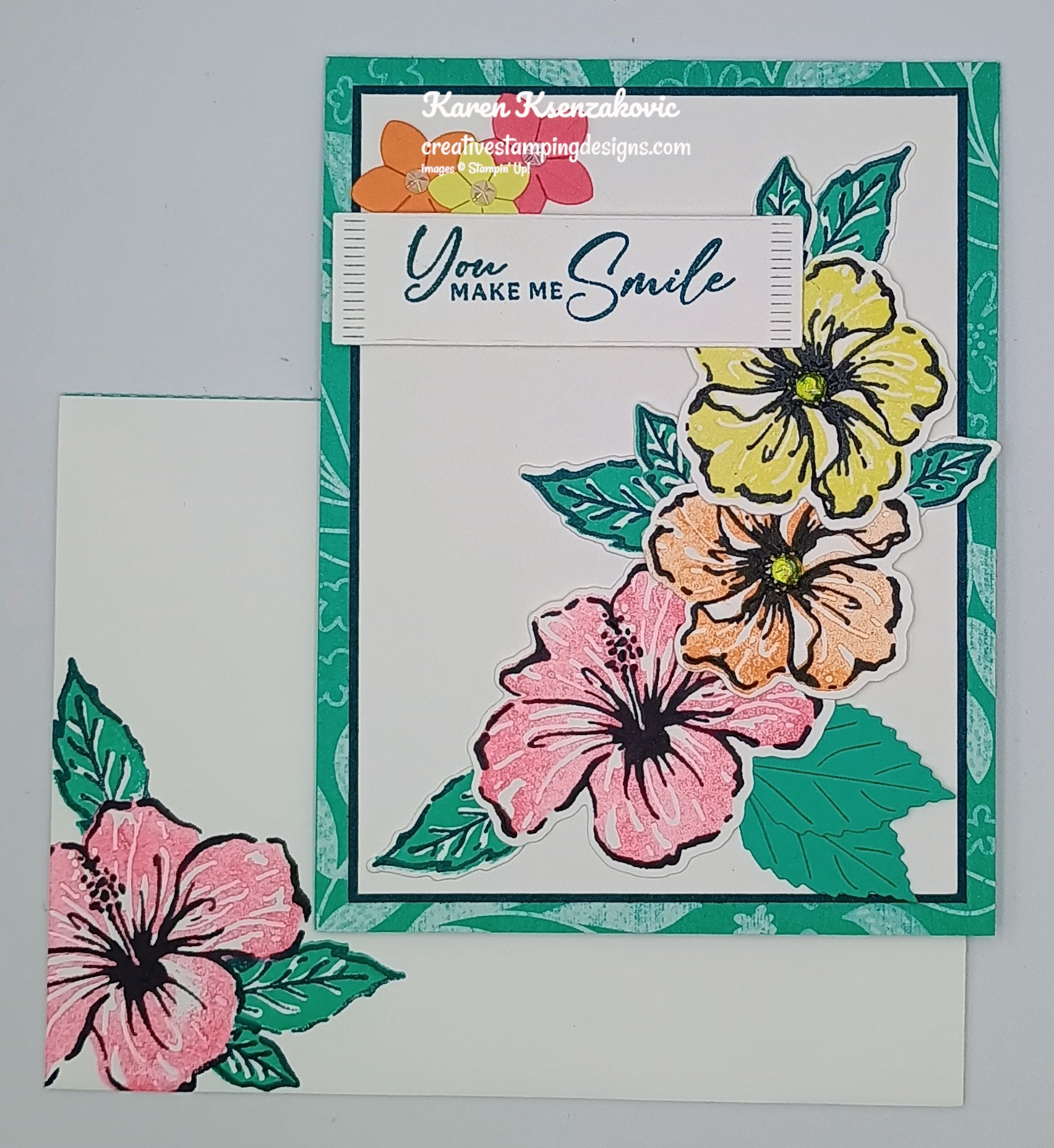 Stampin’ Up! Happy Hibiscus for The Happy Inkin’ Thursday Blog Hop ...