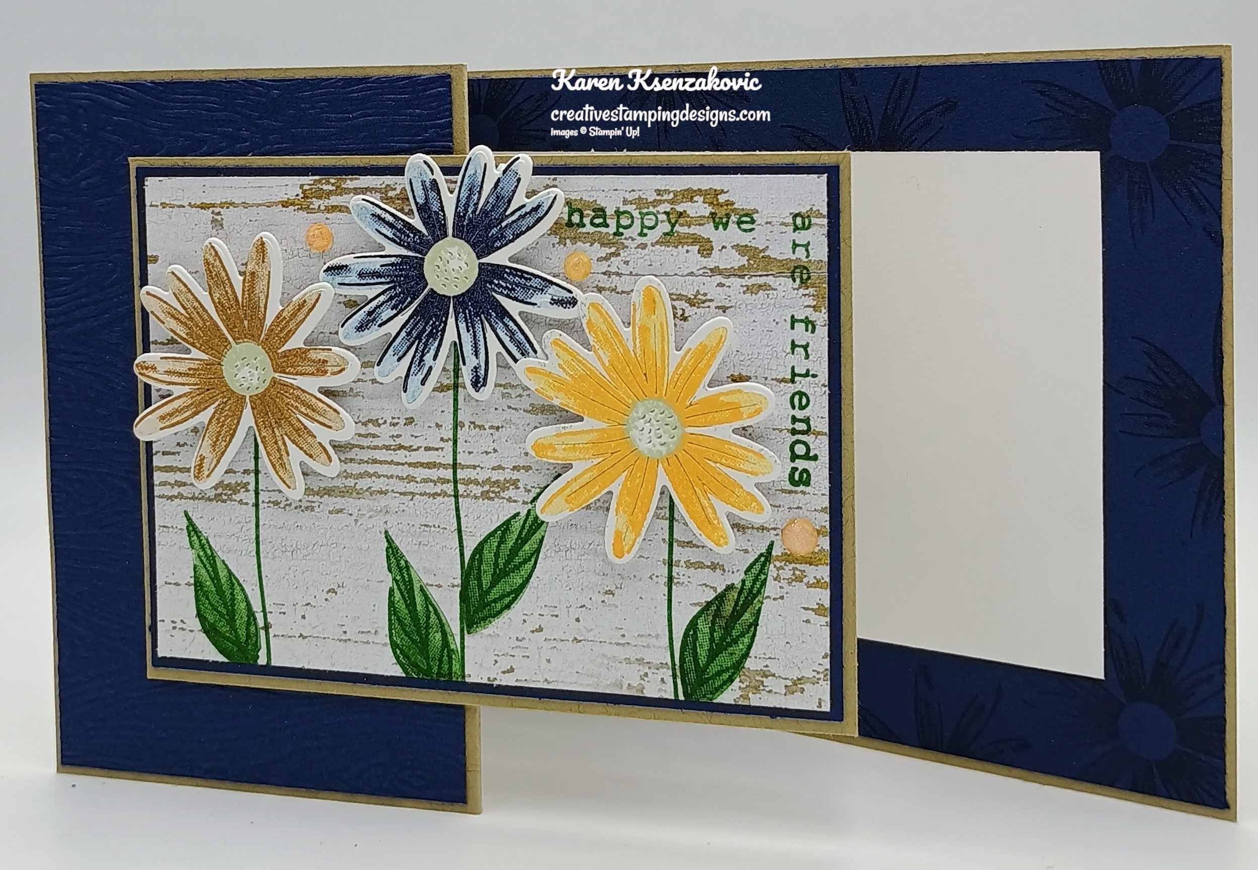 Stampin’ Up! Impressions Abloom for Fun Fold Friday | Creative Stamping ...