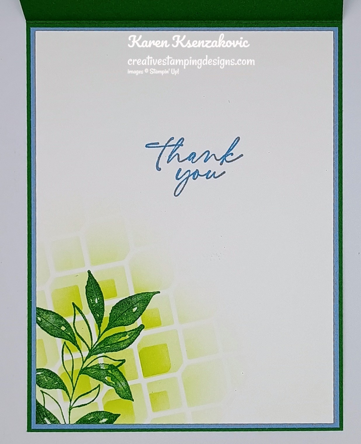 Stampin’ Up! Textured Notes CAS | Creative Stamping Designs