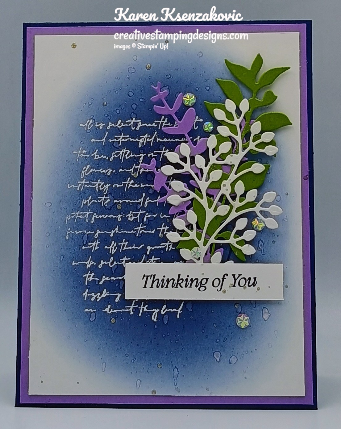 Stampin’ Up! Beautiful Motifs Elements of Text | Creative Stamping Designs