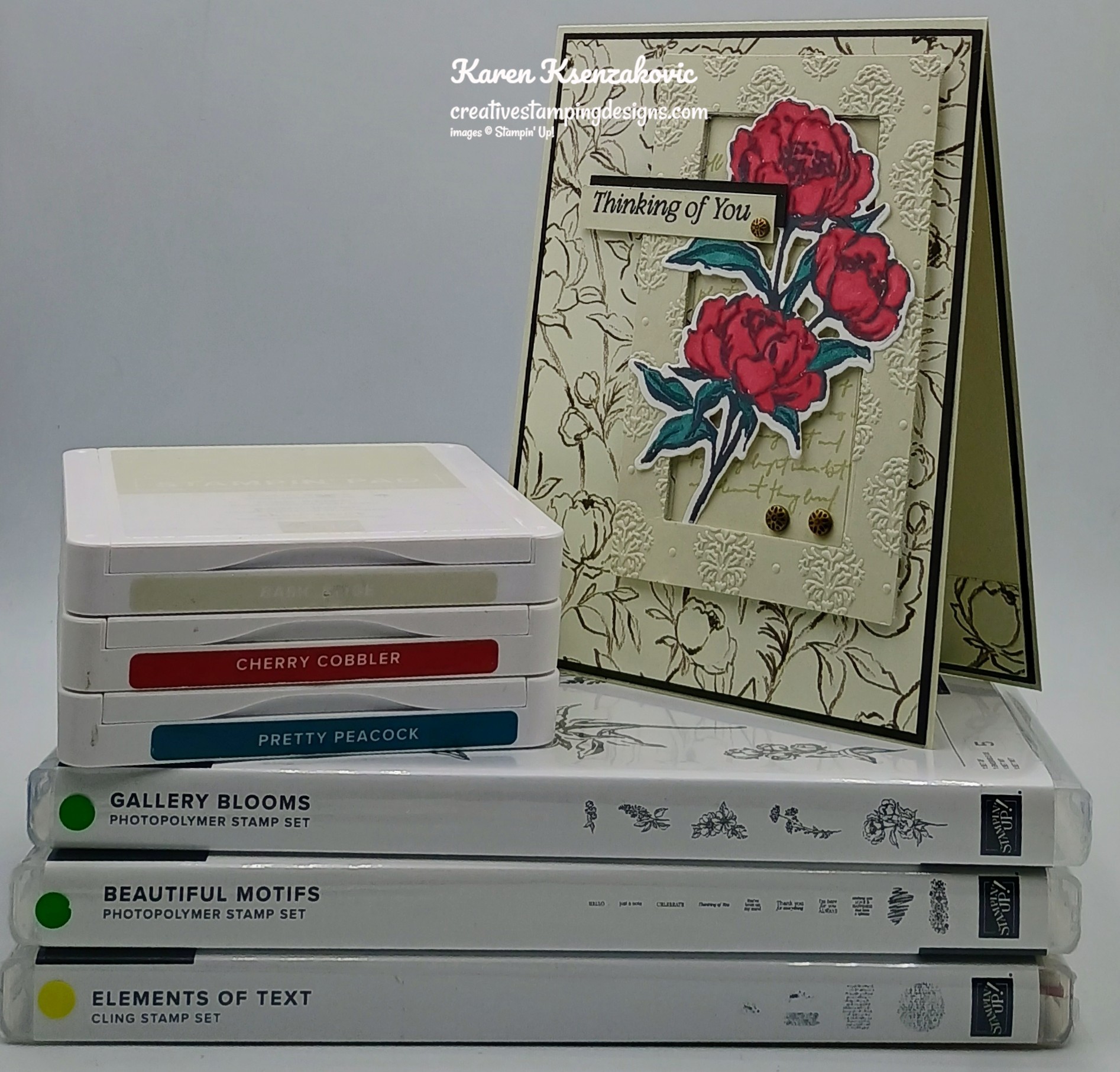 Stampin’ Up! Gallery Blooms Roses | Creative Stamping Designs