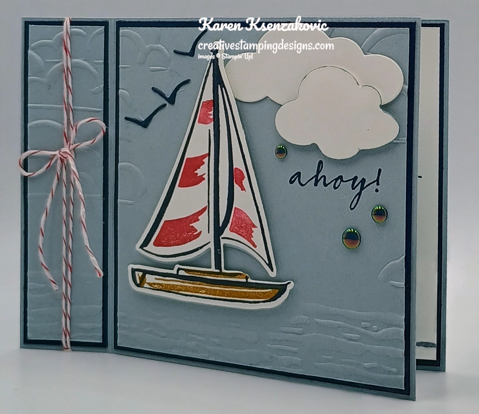 Stampin’ Up! sunrise Sailing for Fun Fold Friday | Creative Stamping ...